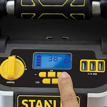 STANLEY J5C09D Digital Portable Power Station Jump Starter: 1200 Peak ...