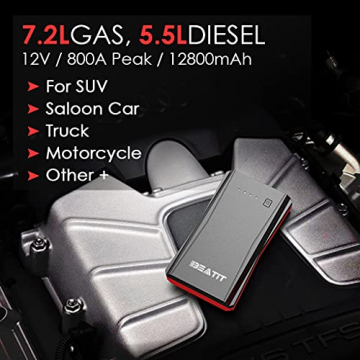 BEATIT B10PRO QDSP 800A Peak 12V Portable Car Lithium Jump Starter (up ...